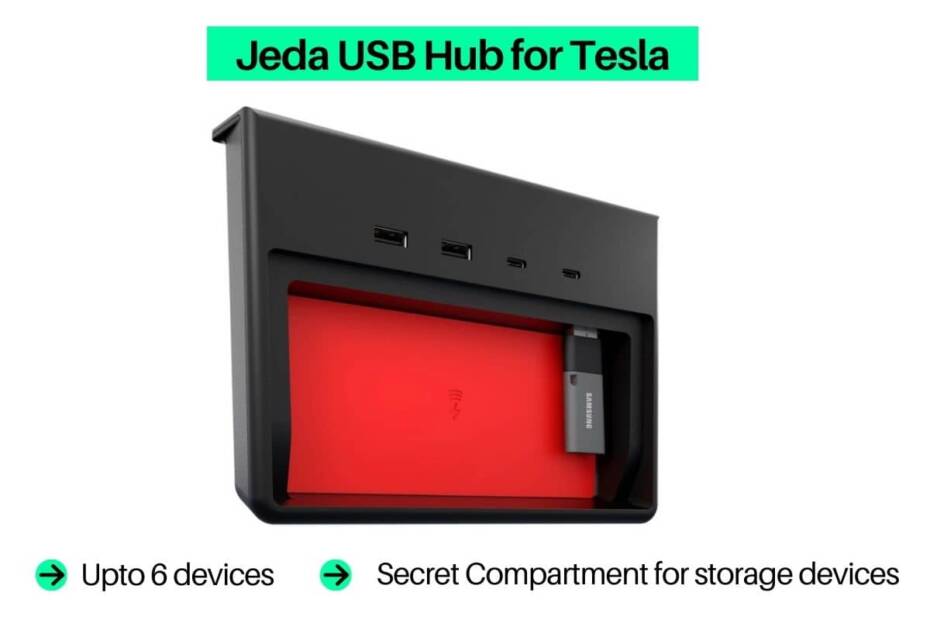 Best Tesla USB Hubs for Tesla Model 3, Model Y, and More: Features