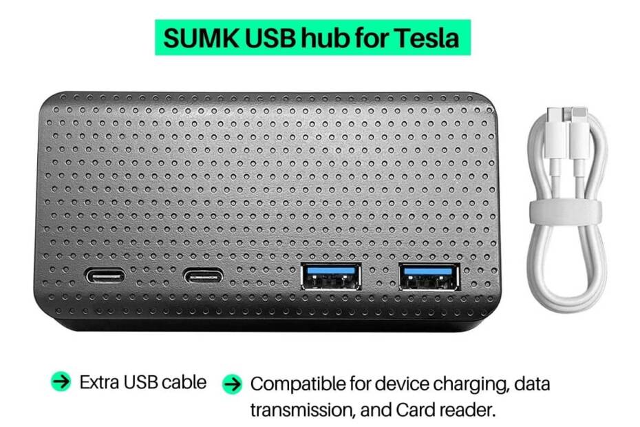 Best Tesla USB Hubs for Tesla Model 3, Model Y, and More: Features