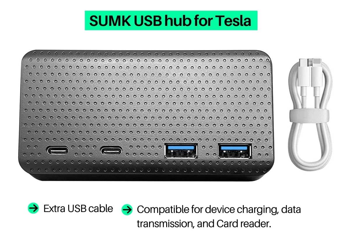 Best Tesla USB Hubs for Tesla Model 3, Model Y, and More: Features