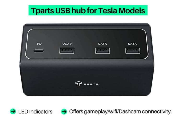 Best Tesla USB Hubs for Tesla Model 3, Model Y, and More: Features