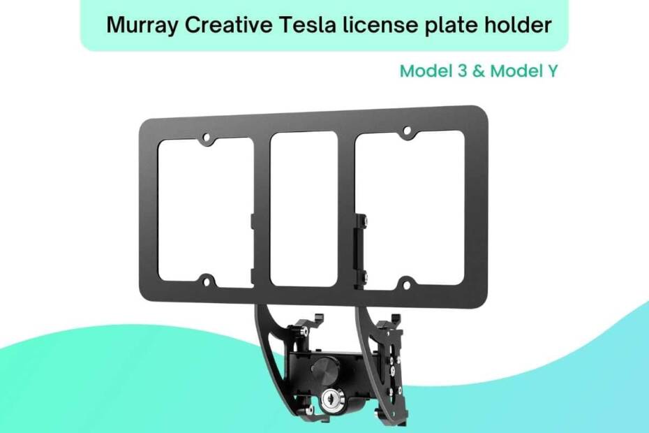 Tesla Front License Plate Frames and Holders for Model 3 & Y