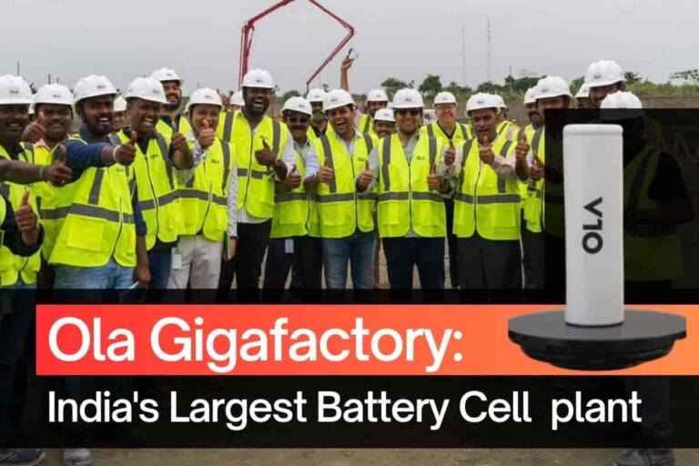 India's Largest Cell Manufacturing Project Started: Ola Gigafactory