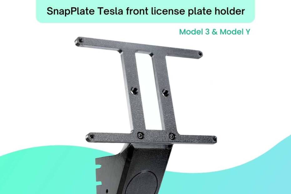 Tesla Front License Plate Frames and Holders for Model 3 & Y