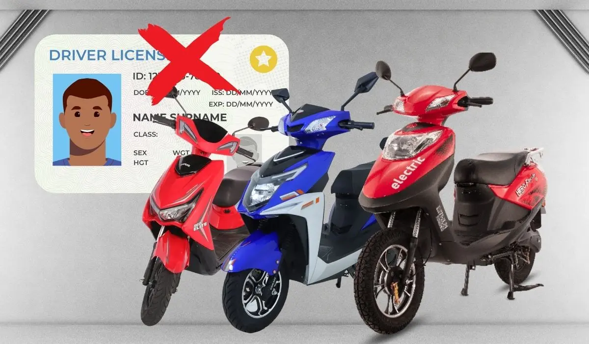 Top 7 Non Licensed Electric Scooters, starting from Rs. 40,000
